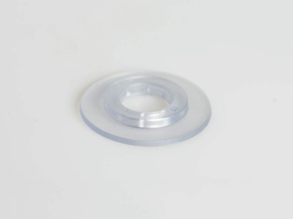 PVC eyelet 11/27 Transparent (1353) - Fogasystem