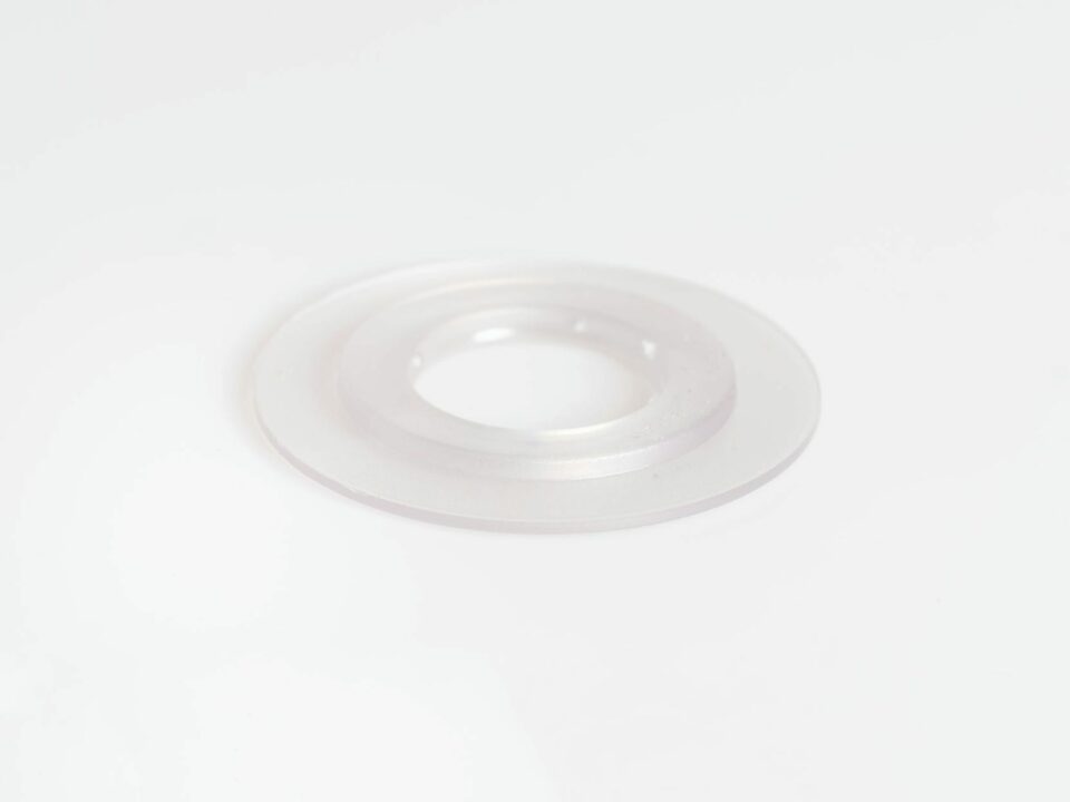 PVC eyelet 19/43 transparent (1020) - Fogasystem