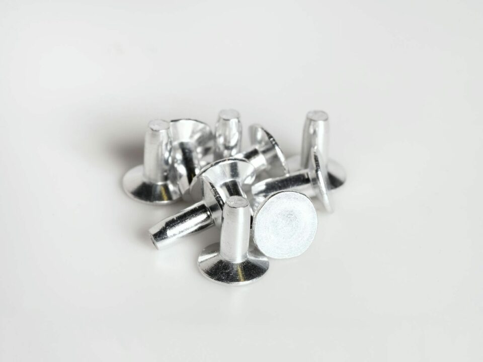 Rivets for straps 4x10mm aluminum - Fogasystem