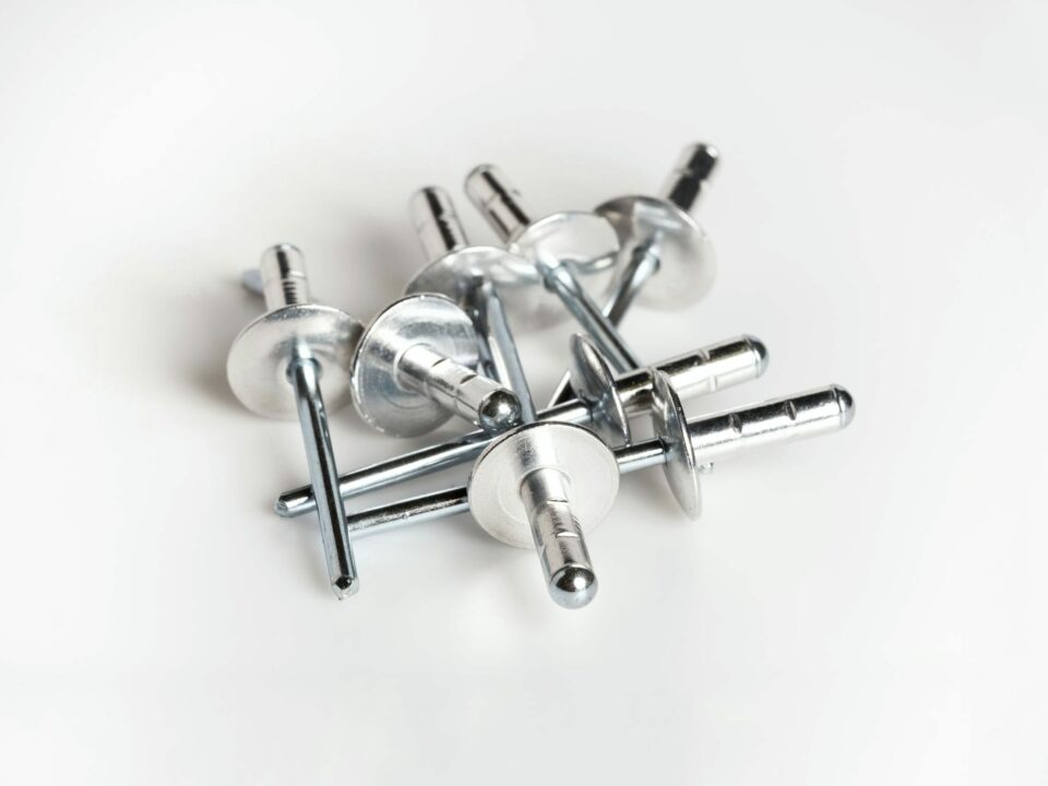 Large-head rivet 4,8x15mm Alu/steel - Fogasystem