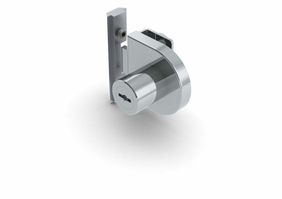 Lock for frameless cabinet door 412 - Fogasystem