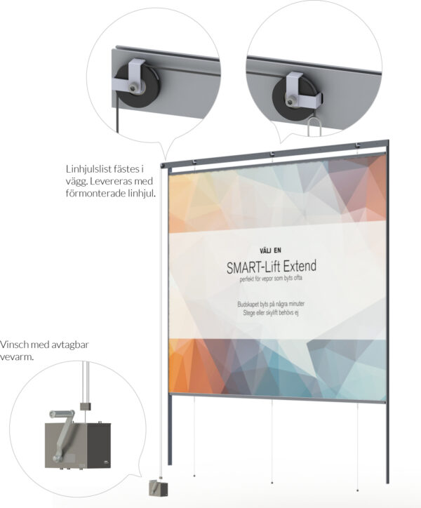 SMART-Lift Extend - Fogasystem