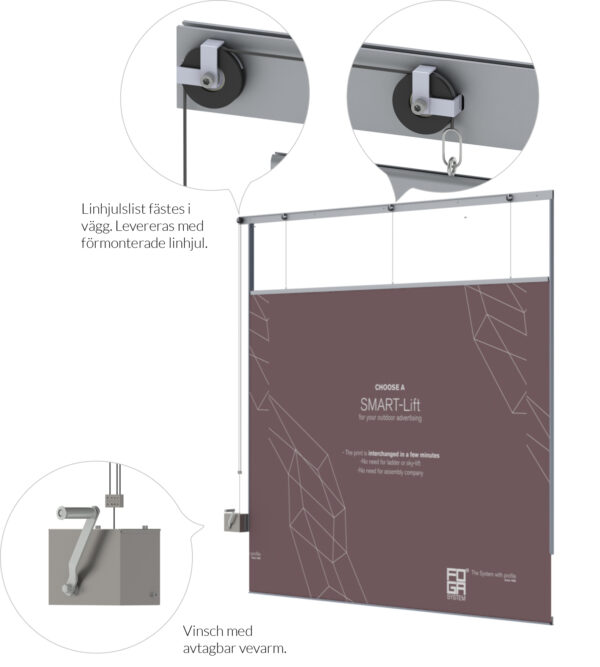 SMART-Lift FRAME - Fogasystem