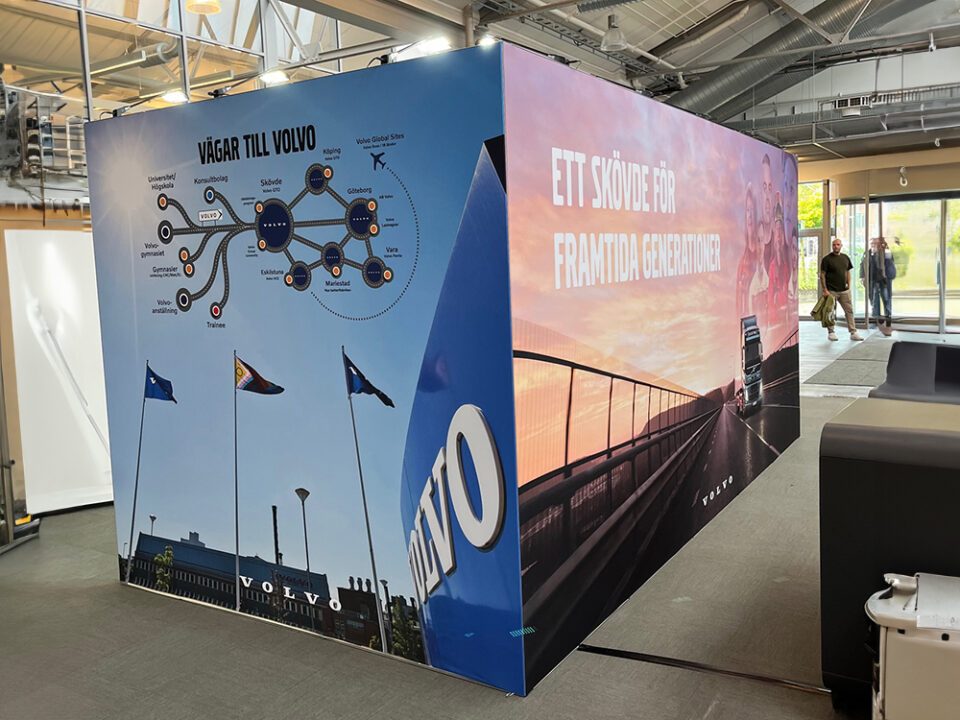 Customisable solutions for exhibition stands - Fogasystem
